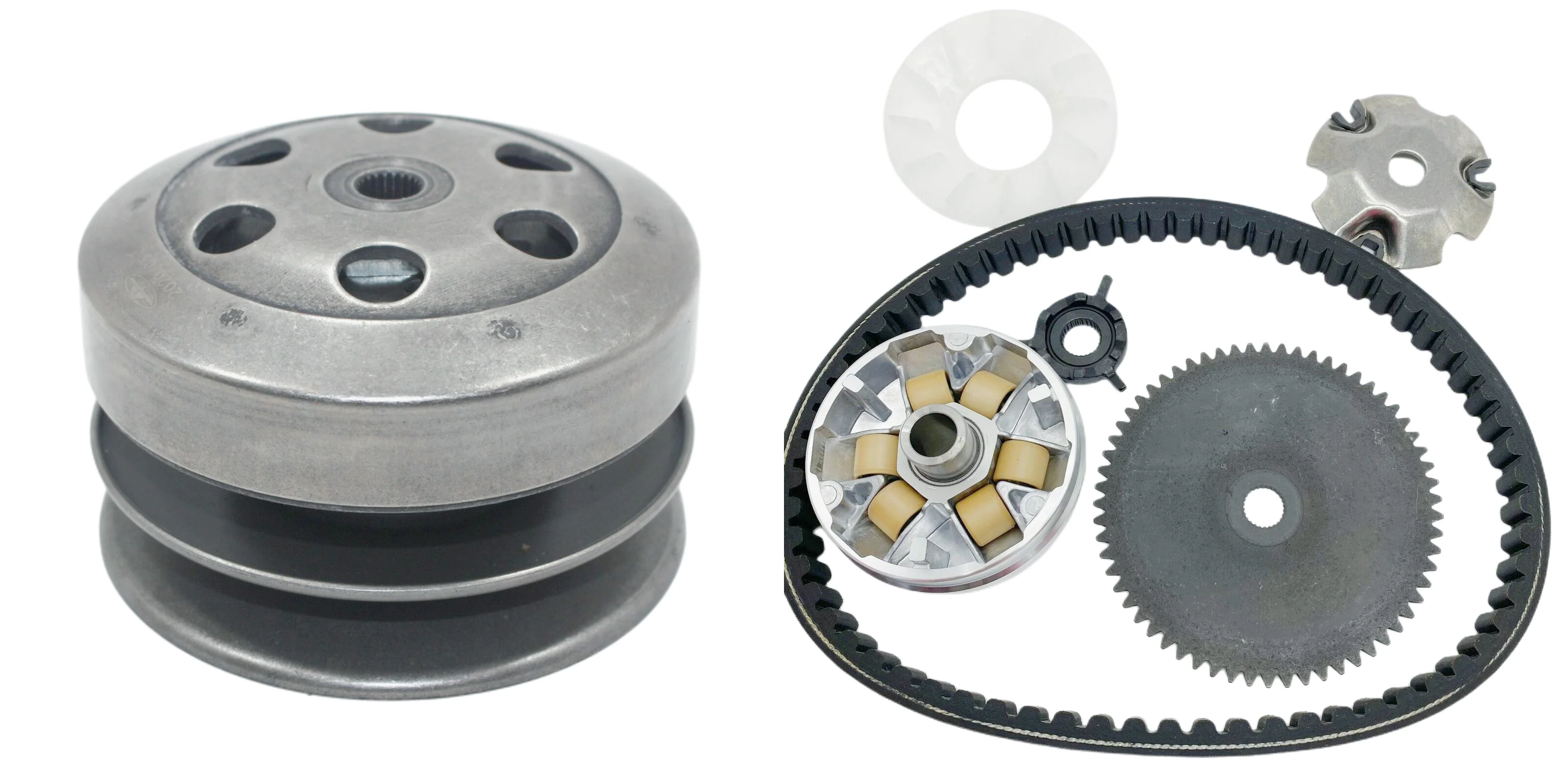 GY6 49cc 50cc Clutch Variator Assembly Moped ATV go kart Roller Fan