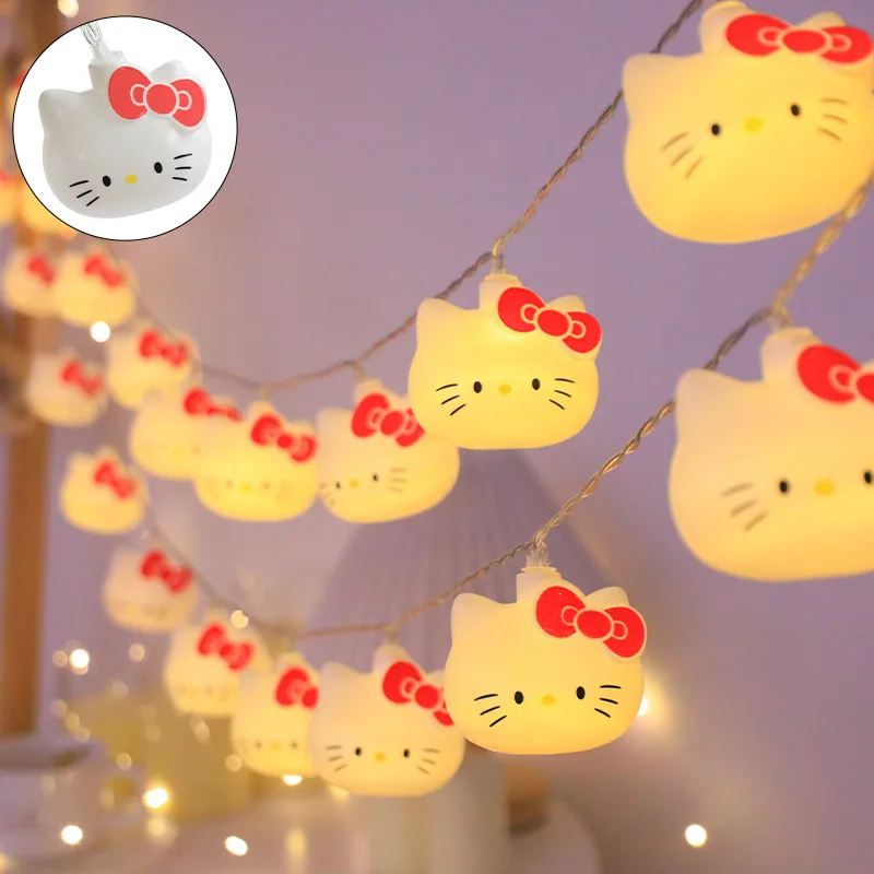 Hello-Kitty-Cadena-de-luces-LED-para-dormitorio-iluminaci-n-ambiental ...