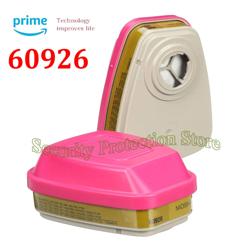 P100 Respirator Cartridge/Filter 60926 NIOSH Against Organic Vapors ...