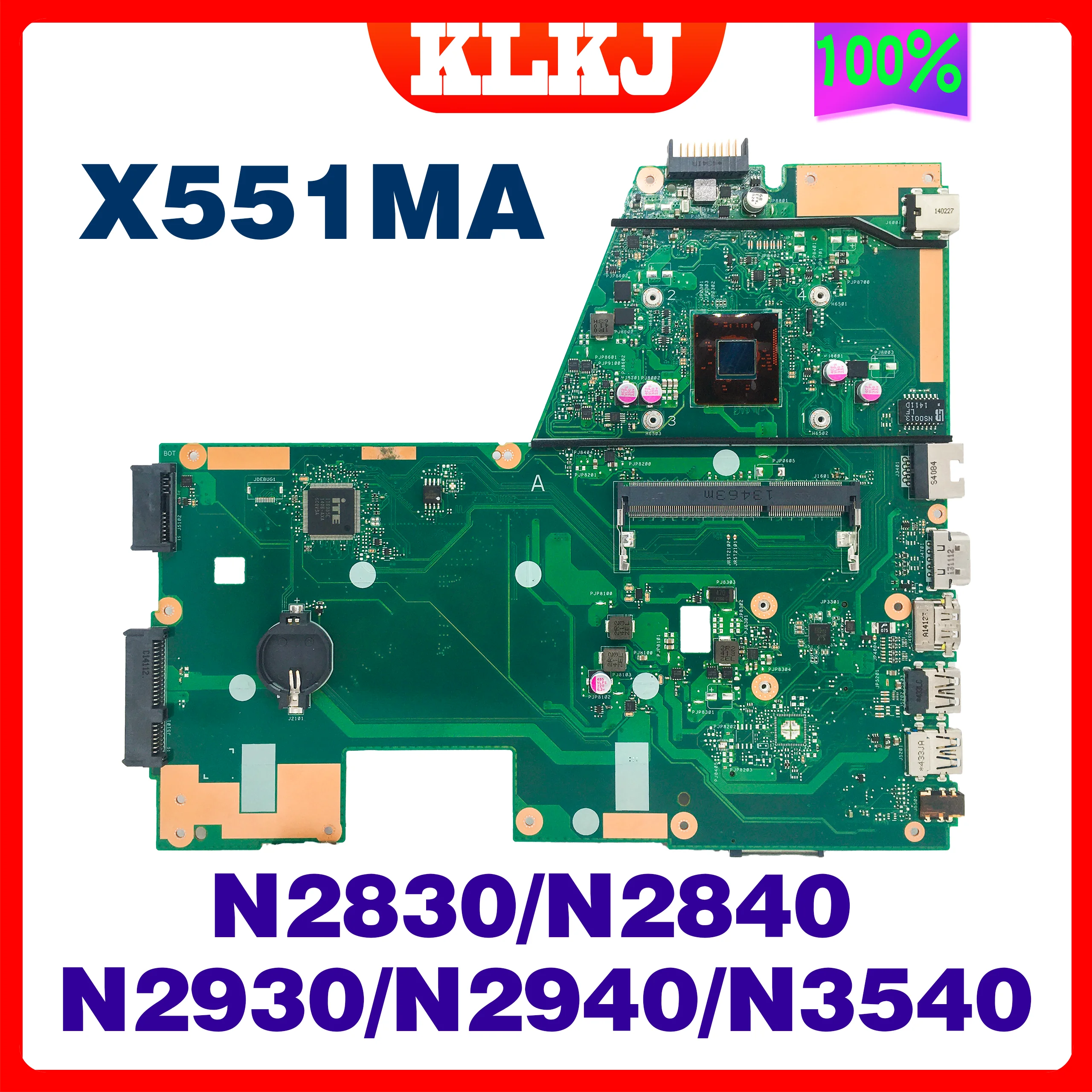 X551MA Laptop Motherboard Für ASUS X551MA F551MA D550M Mainboard ...
