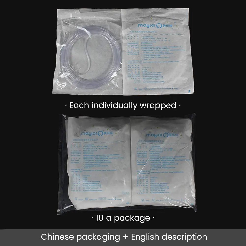 XceeFit 5pcs-2M 5 Pack 2M/3M Plastic Oxygen Tube Disposable Nasal ...