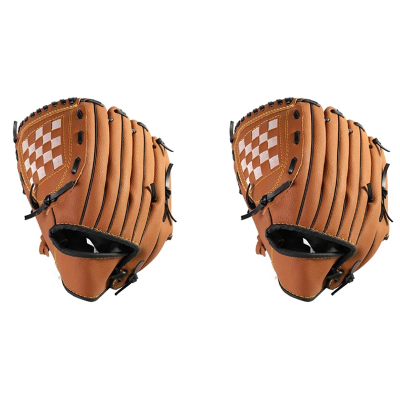 2X-Outdoor-Sports-Baseball-Glove-Softball-Practice-Equipment-Right-Hand ...