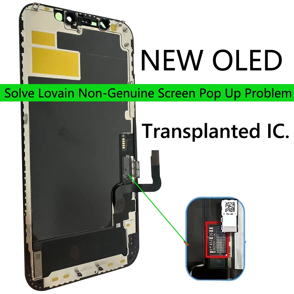 (NO TOUCH IC Chips) OLED Display For iPhone 11 Pro Max 12 13 14 12mini ...