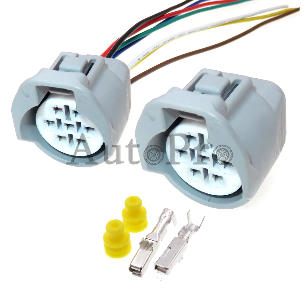 1-Set-7-Hole-6188-0067-6189-0127-Car-Starter-Headlight-Plastic-Housing ...