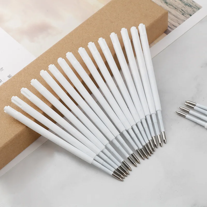 50Pcs-Lot-Replacement-Ballpoint-Pen-Refill-9-8cm-99mm-Plastic-Smooth ...