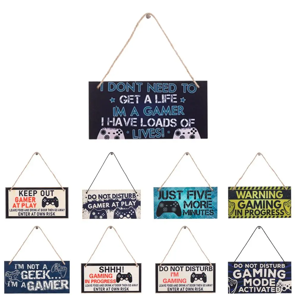 Funny-Novelty-I-m-Gamer-Do-Not-Disturb-Gaming-Room-Sign-Party-Direction ...