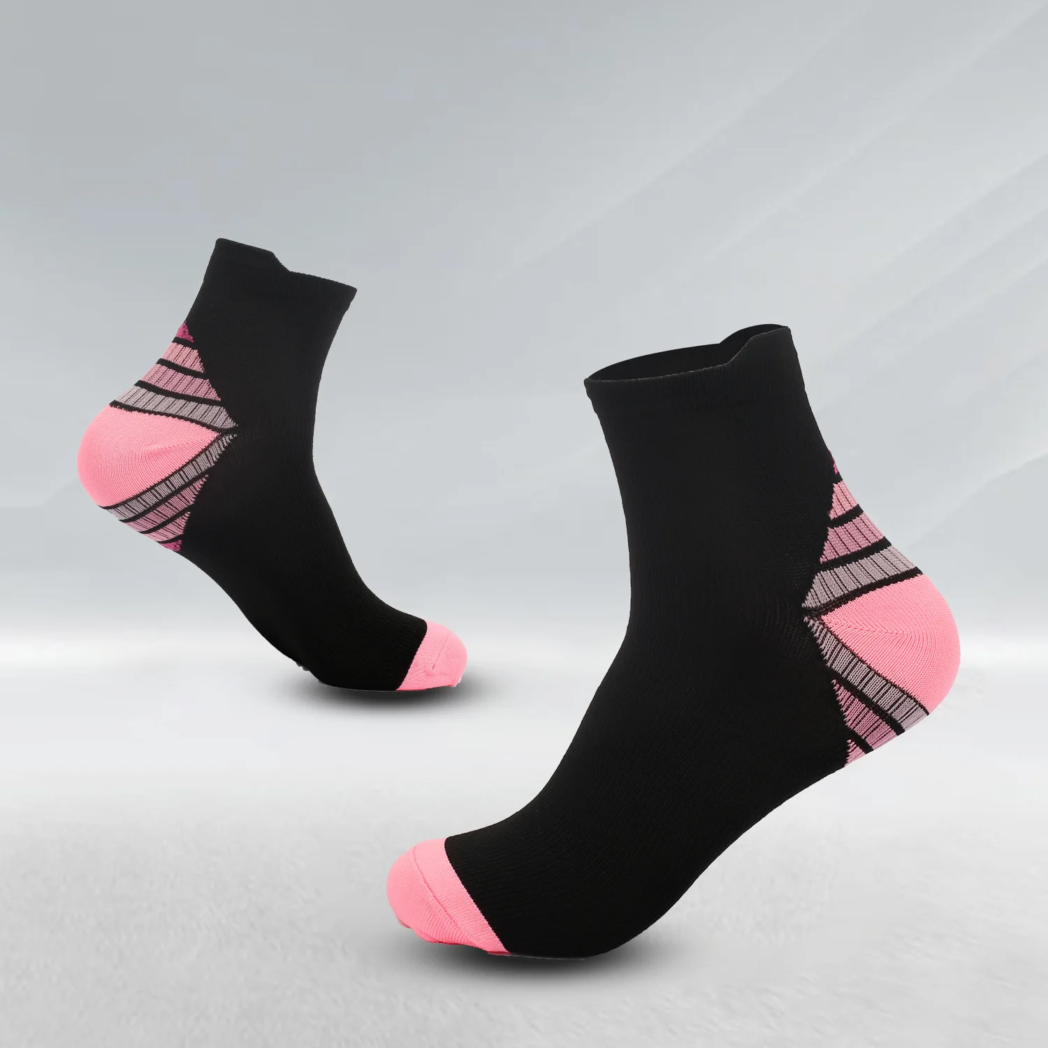 Running Badminton Elastic Compression Women's Pressure Socks Nylon ...
