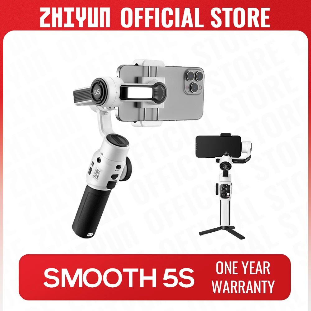 ZHIYUN-Official-Smooth-5S-Handheld-Phone-Gimbal-Stabilizer-3-Axis-Portable-Smartphone-Gimbals ...