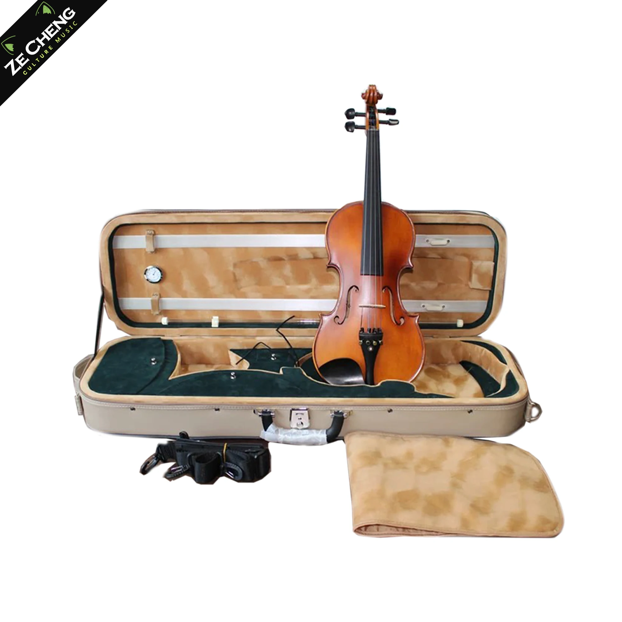 High-End Violin Box 4/4 New Artificial Leather Waterproof Violin Box ...