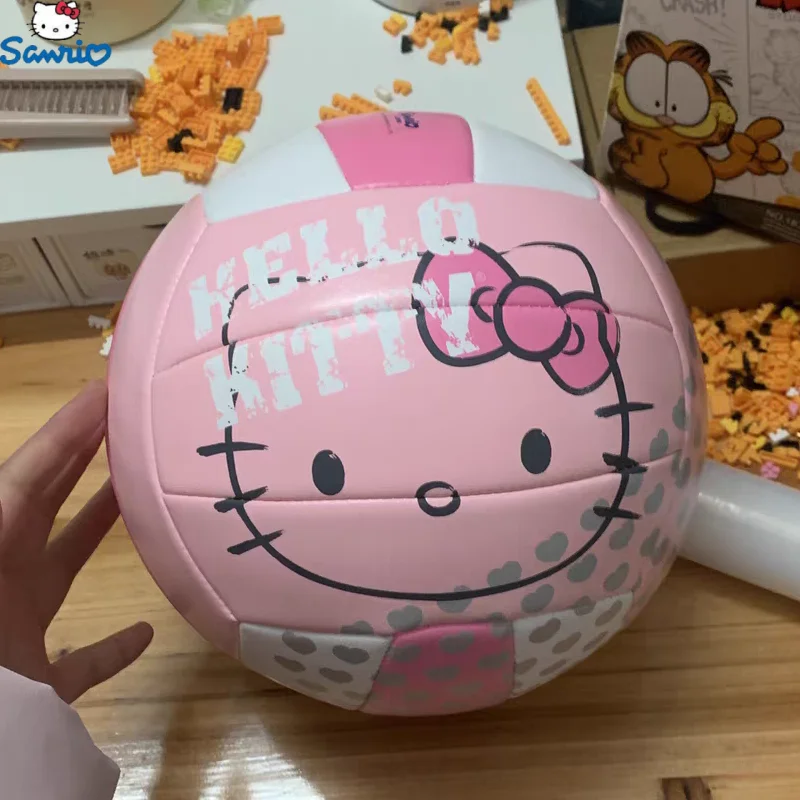 Hello-Kitty-Pu-Machine-Sewn-Volleyball-Beautiful-Size-5-Match-Training ...