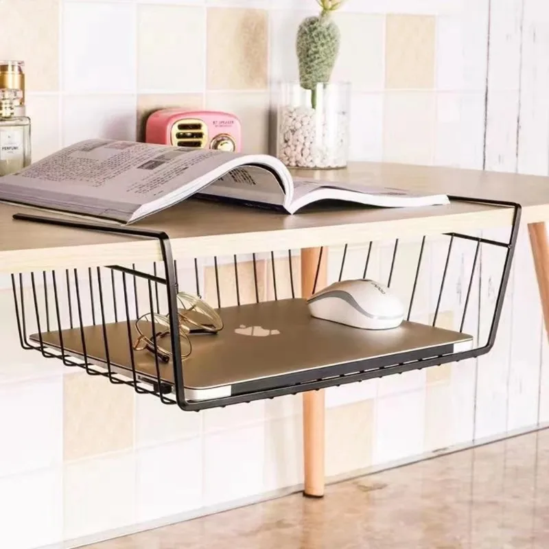 Metal-Iron-Kitchen-Organizer-Shelf-Desk-Cabinet-Storage-Rack-Under ...