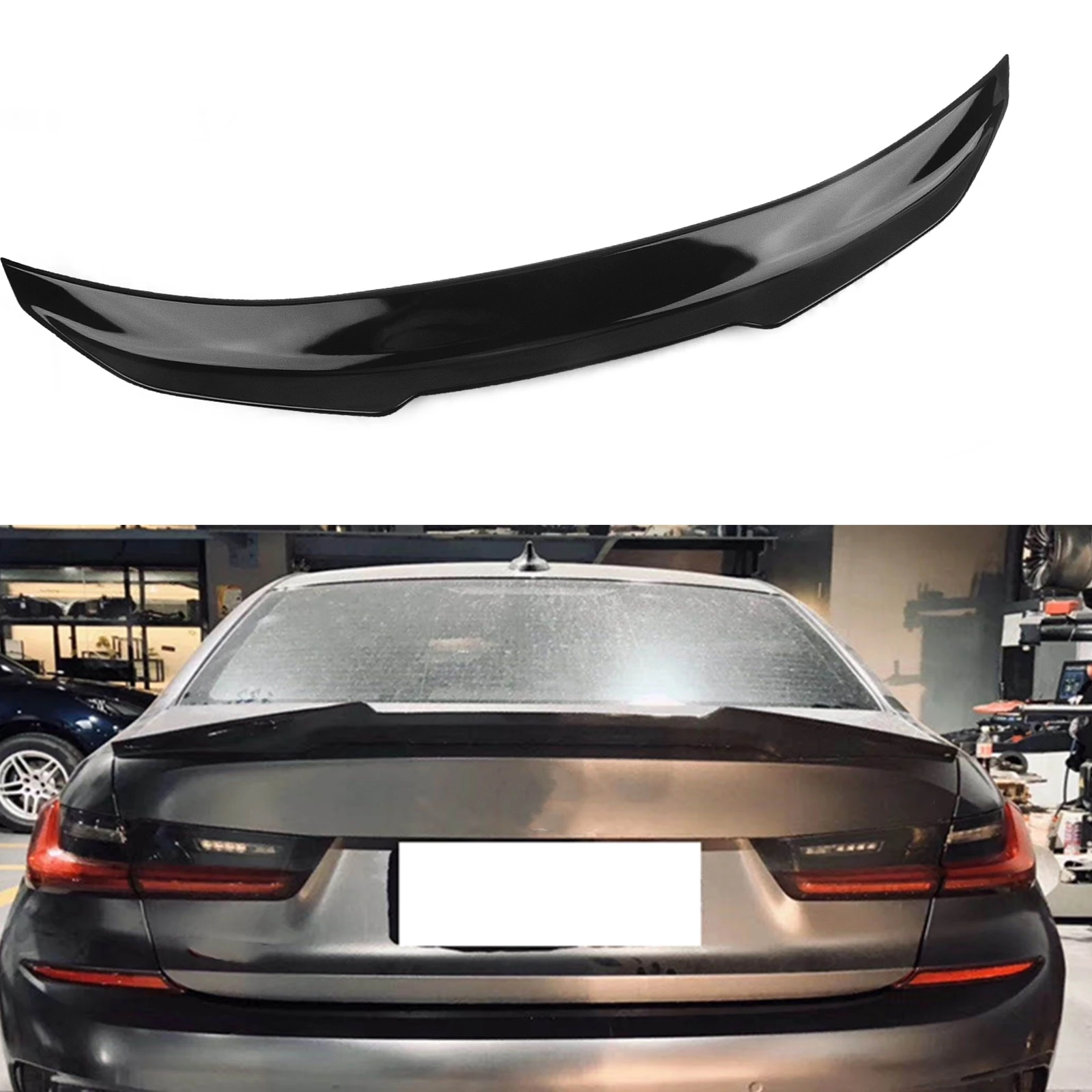 Rear Spoiler Wing For Bmw G20 330i G80 M3 2019-2022 M340i Psm Glossy ...