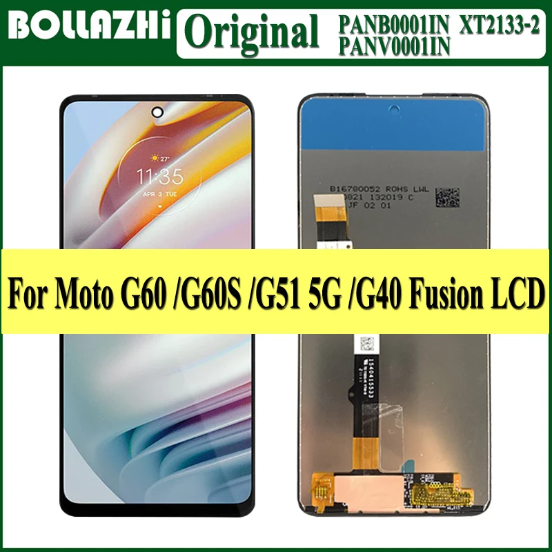 Test 6.8" Original G51 LCD For Motorola Moto G60 LCD Display Touch ...