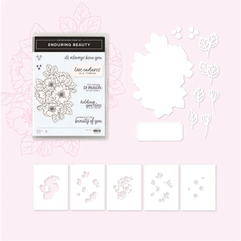 2024-New-Enduring-Beauty-Clear-Stamp-and-Metal-Cutting-Dies-for ...