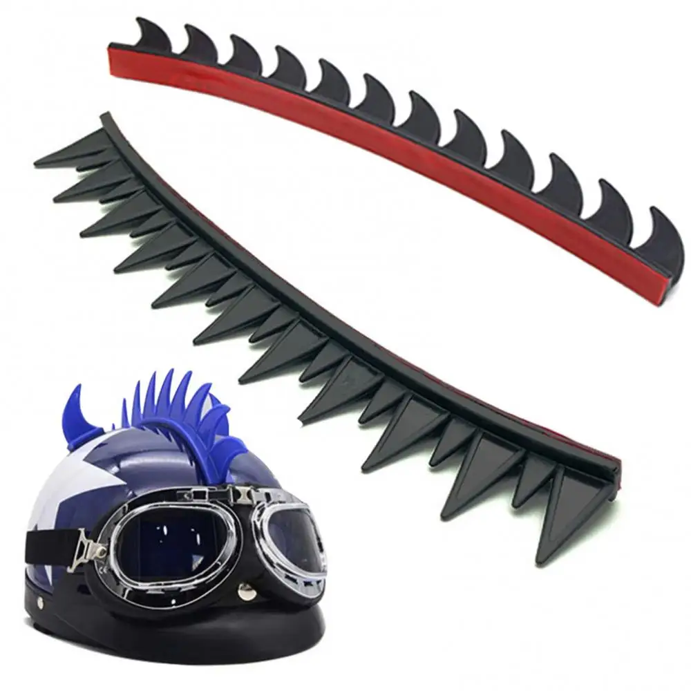 6 Color Reflective Rubber Dirt Biker Motocross Mohawk Biker Helmet ...