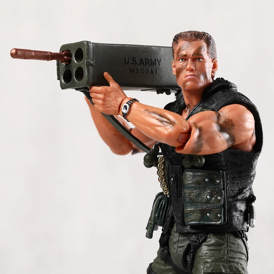 NECA-Commando-John-Matrix-Schwarzenegger-Action-Figure-with-Accessories ...