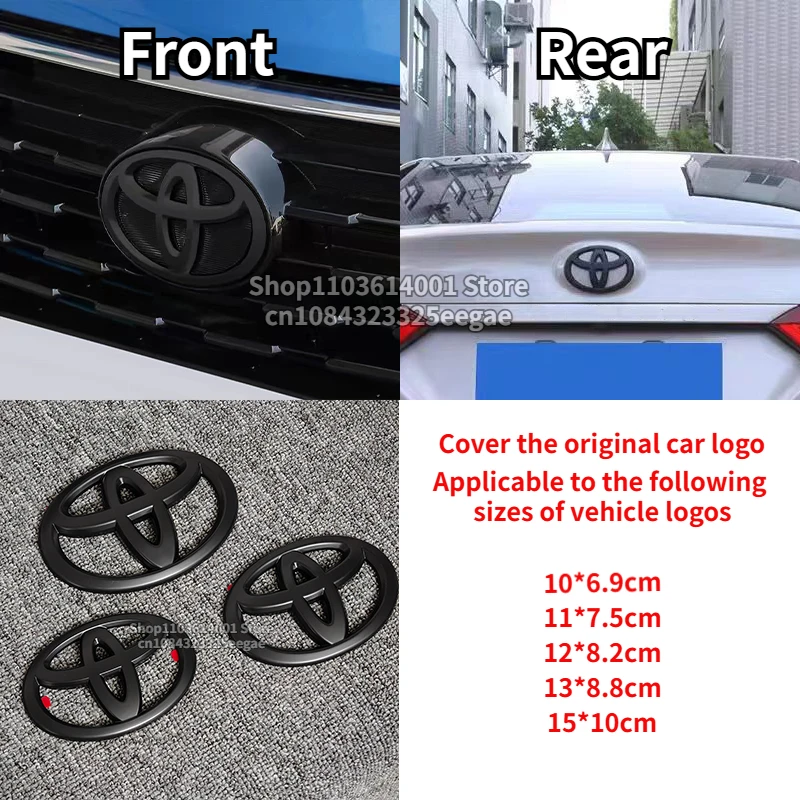 Suitable-for-Toyota-vehicles-to-cover-the-original-car-logos-on-the ...