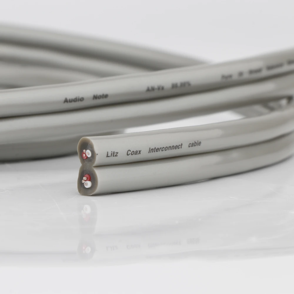 British original Audio Note AN VX 99.99% Silver Plated Cable RCA Pure ...