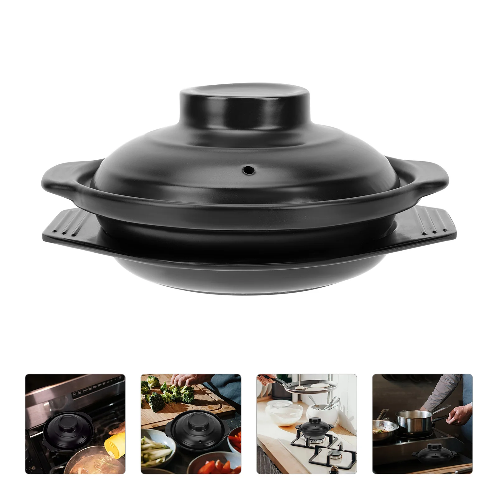 1Pc-Clay-Casserole-Soup-Cooking-Tool-Soup-Rice-Clay-Pot-Bibimbap ...