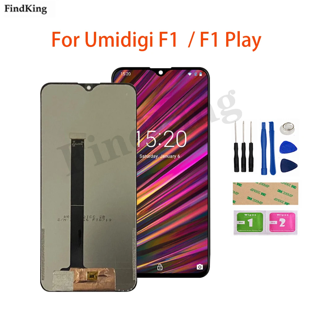 100% Tested For Umidigi F1 Lcd Display Touch Screen 6.3 Inch Lcd ...