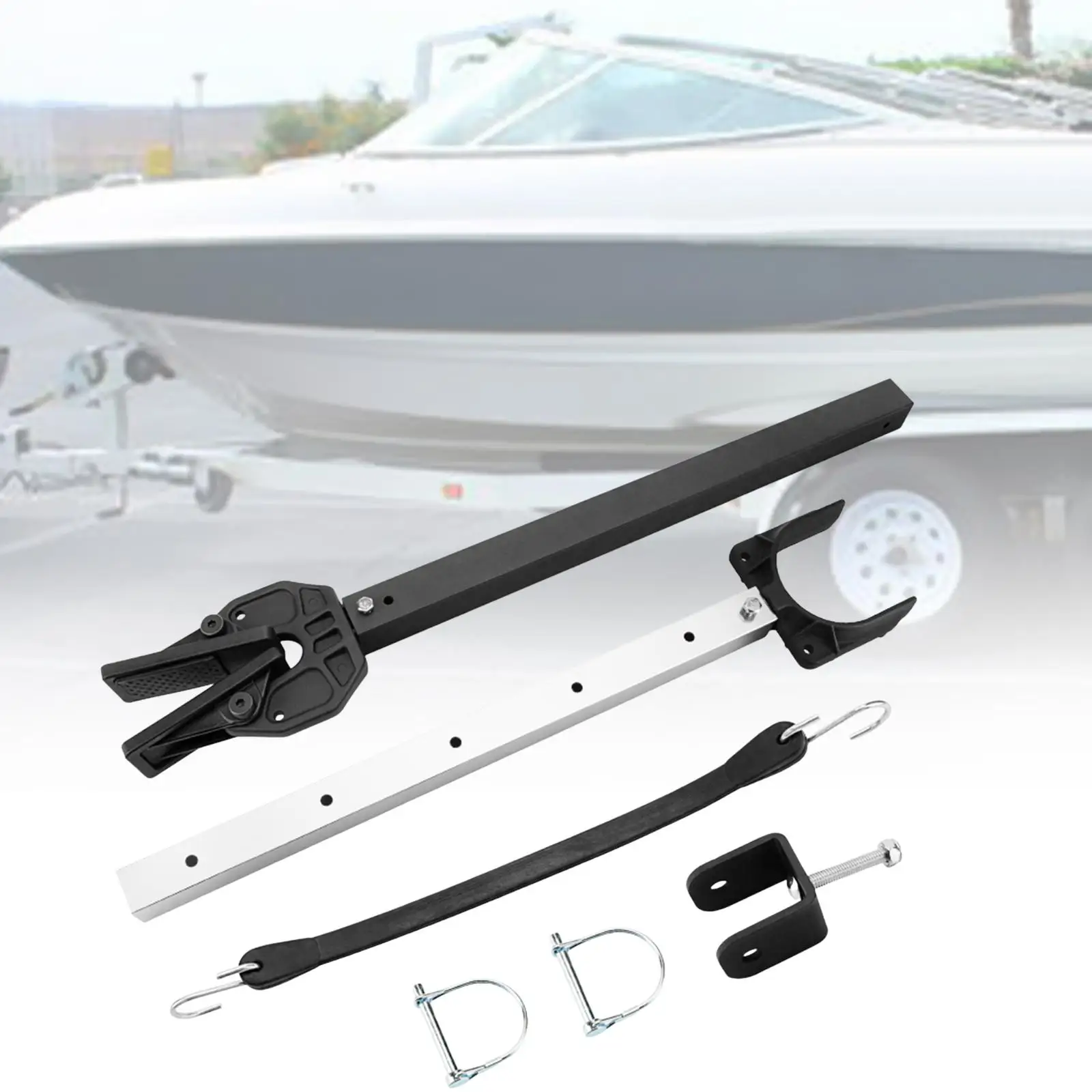 Galvanized Steel Boat Outboard Motor Bracket Adjustable Transom Saver ...