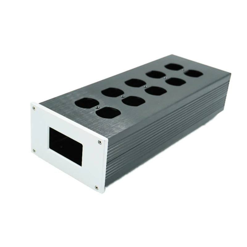126 Shell Aluminum Enclosure Case Empty Power Outlet Box for HiFi Audio ...