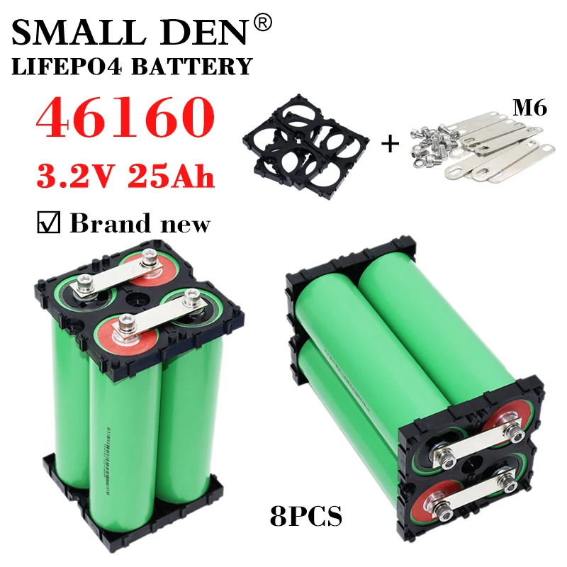 8 pçs novo 46160 3.2v 25ah lifepo4 bateria 10c de alta potência para ...