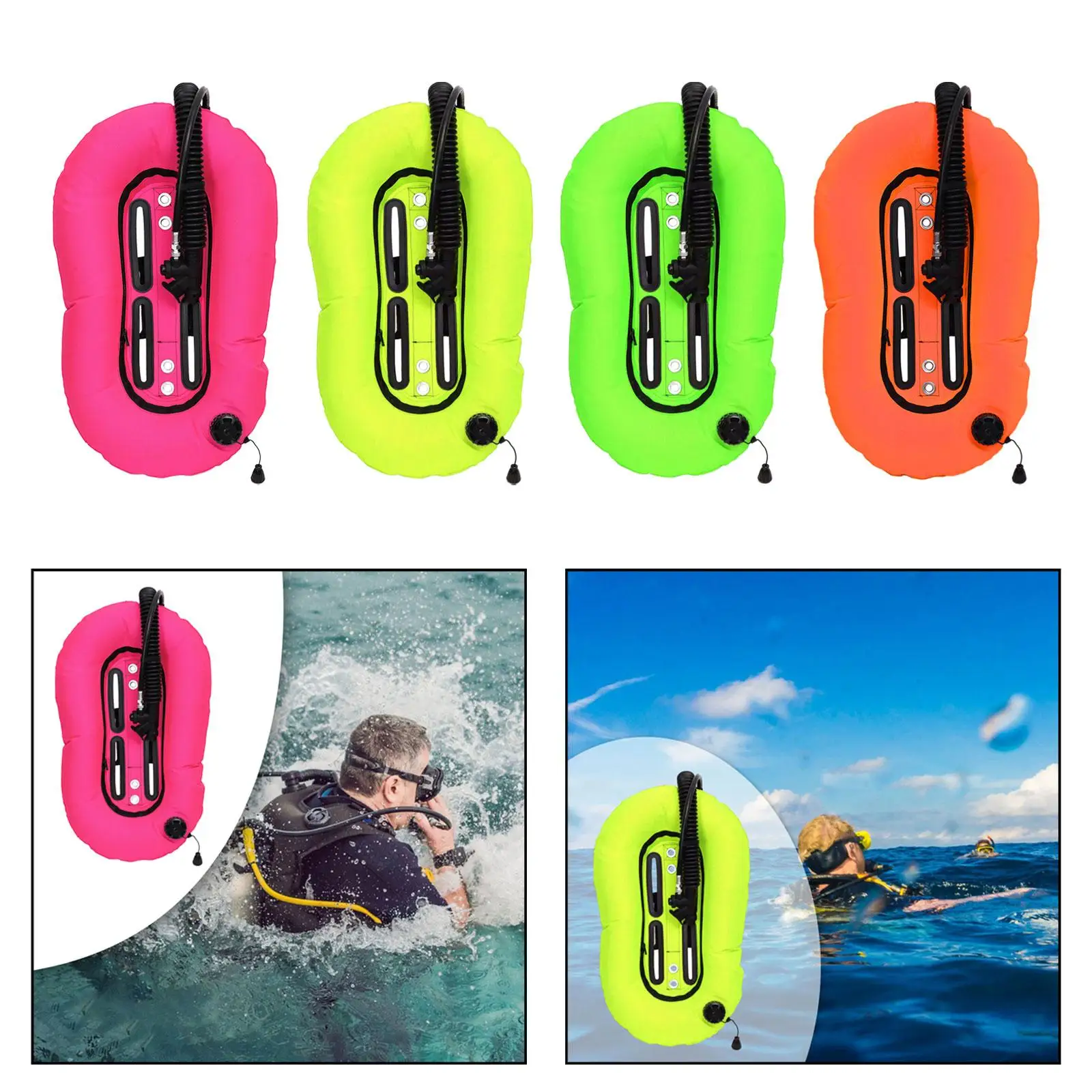 Scuba-Diving-Donut-Wing-Single-Tank-Diver-Gear-for-Snorkeling-Diving ...