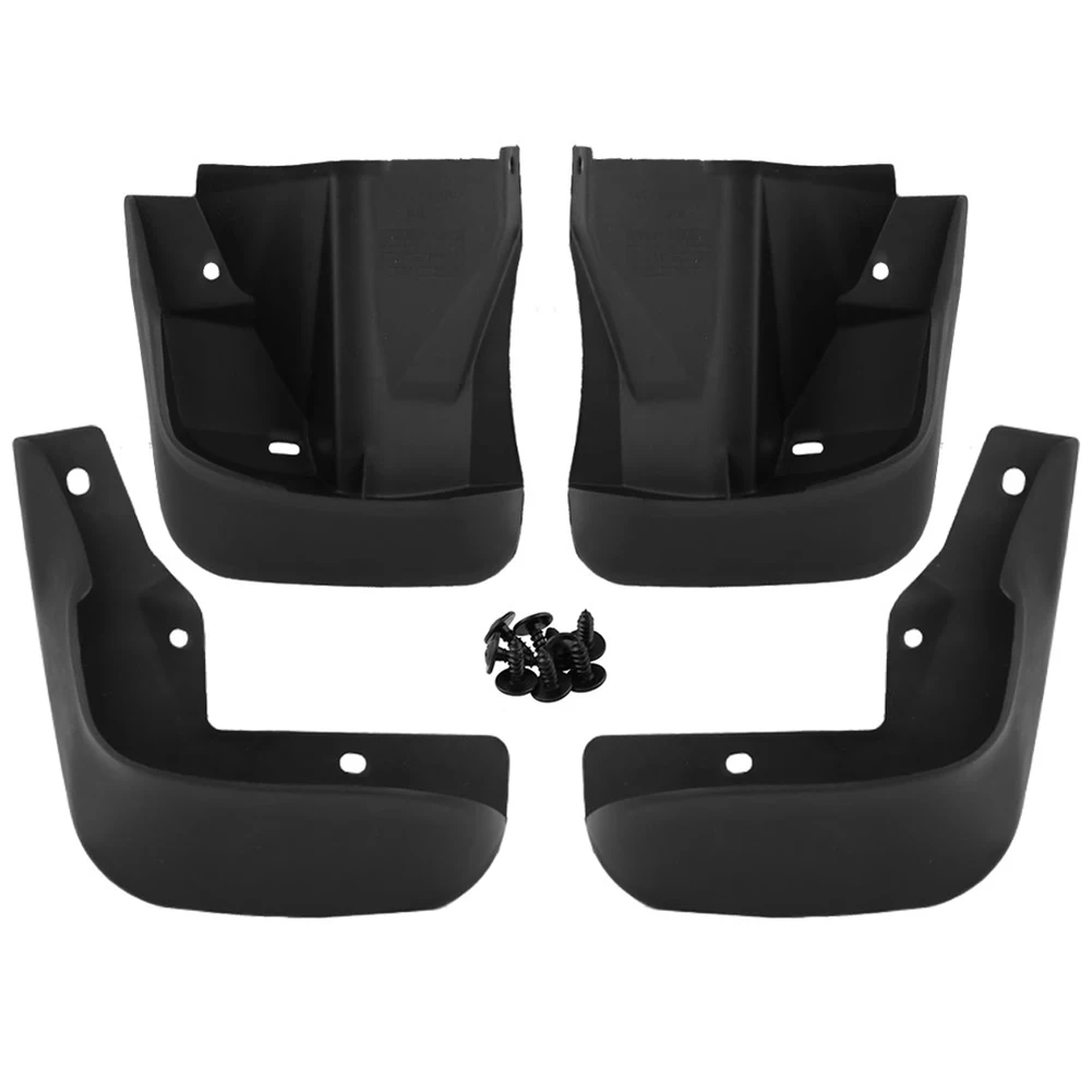 4Pcs-Car-Wheel-Mud-Flaps-Black-Car-Mud-Fenders-Kit-Front-Rear-Wheel ...