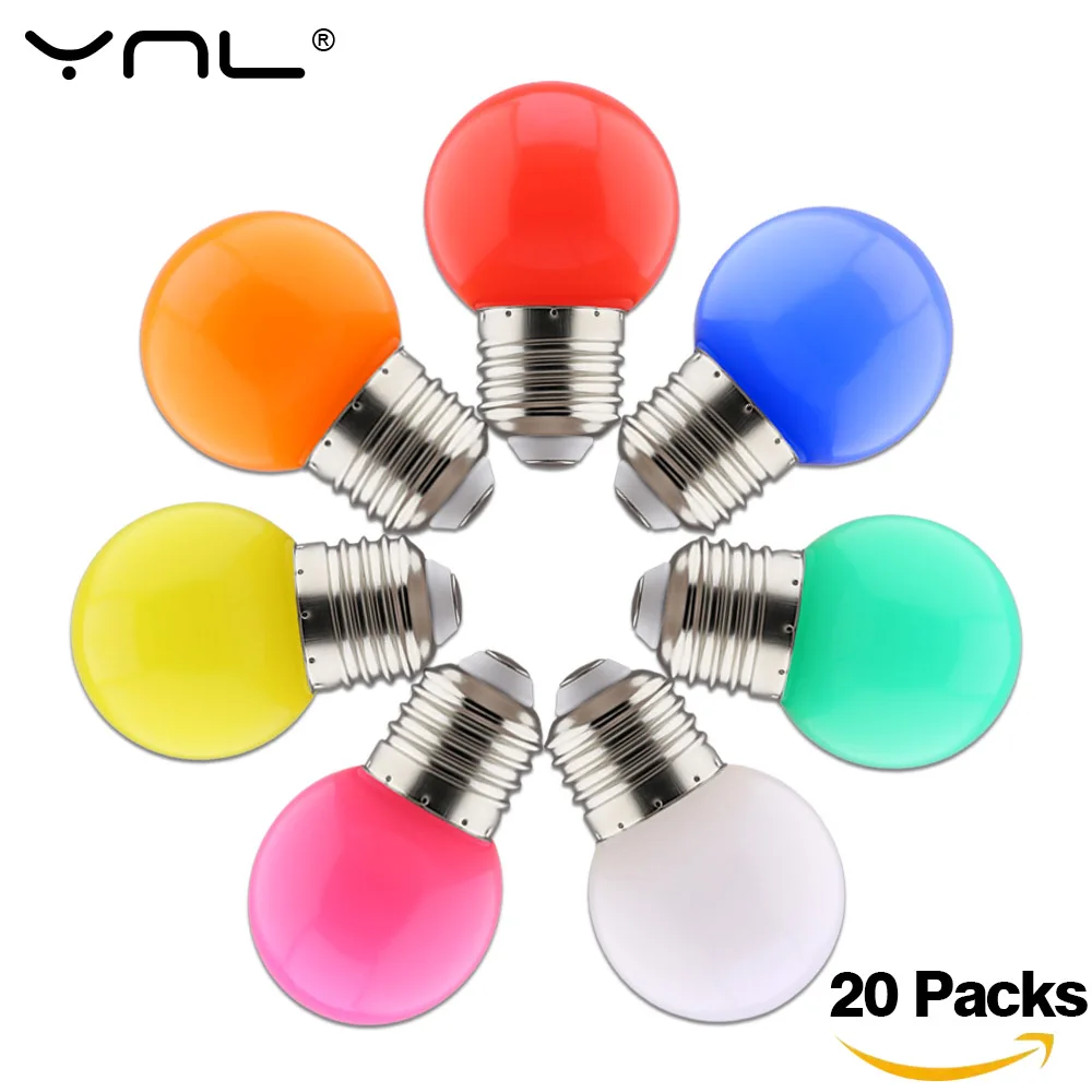 20pcs-lot-Colourful-LED-Lamp-E27-220V-Multiclour-LED-Lights-Bulbs-SMD ...