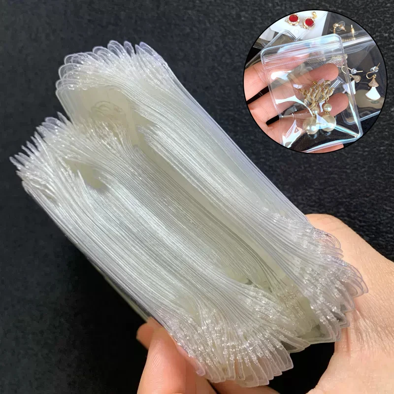 10Pcs Transparent PVC Jewelry Organizer Package Bags Clear Anti ...