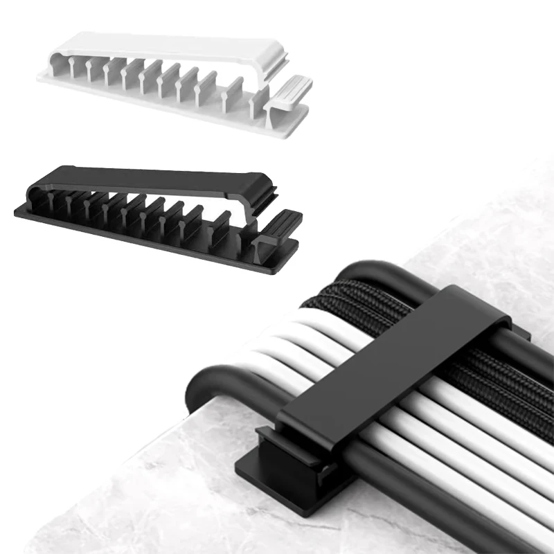 10-Holes-Cable-Winder-Clips-Home-Office-Desktop-Charger-Cord-USB-Data ...