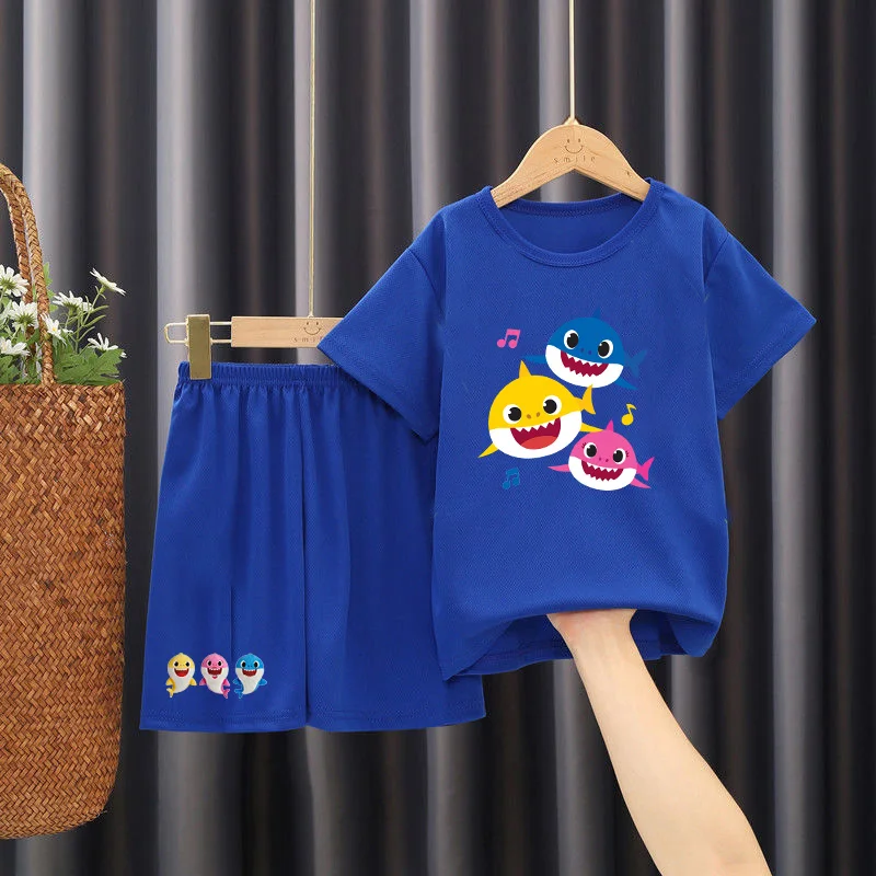 Ropa de tiburón para niño y niña, camisetas de Anime, poliéster, secado ...