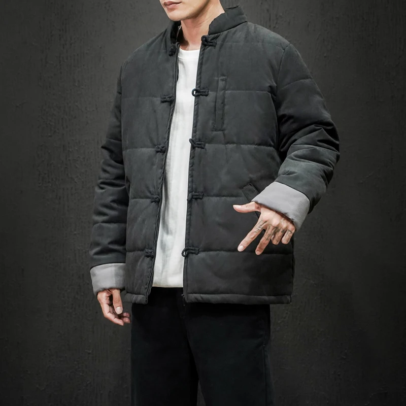 Chinese Padded Jacket Men | Chinese Men Winter Jackets | Warm Chinese ...