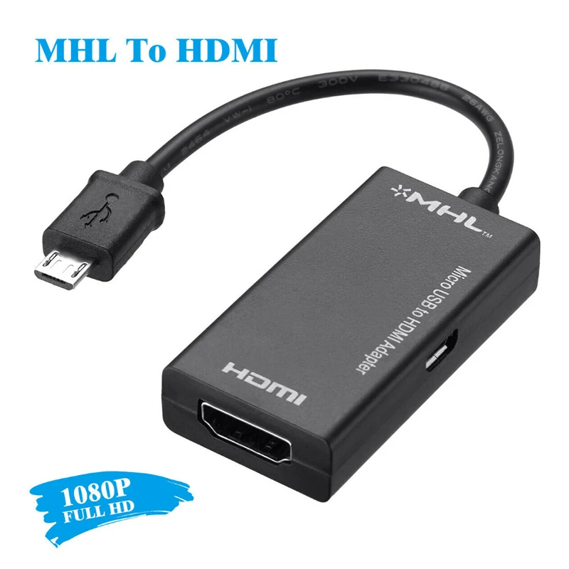 Plug-Play-Cable-convertidor-Universal-Micro-USB-a-HDMI-adaptador-de-TV ...