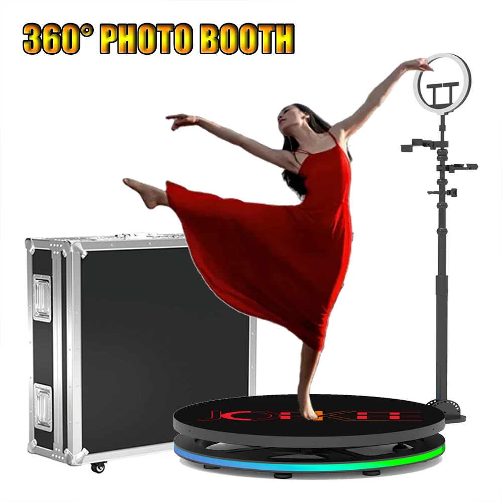 360 Photo Booth Rotating Automatic Machine For Events Partys Spin ...