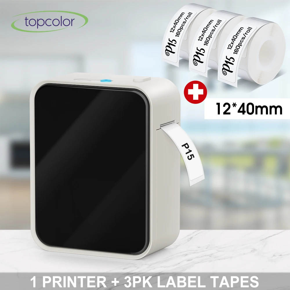 Mini-Label-Printer-P15-with-3PK-Label-Sticker-12-40mm-Wireless ...