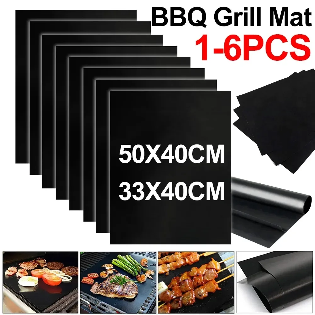 1-5pcs-BBQ-Grill-Mat-Non-stick-Mat-Heat-Resistant-Grill-Mat-Outdoor ...