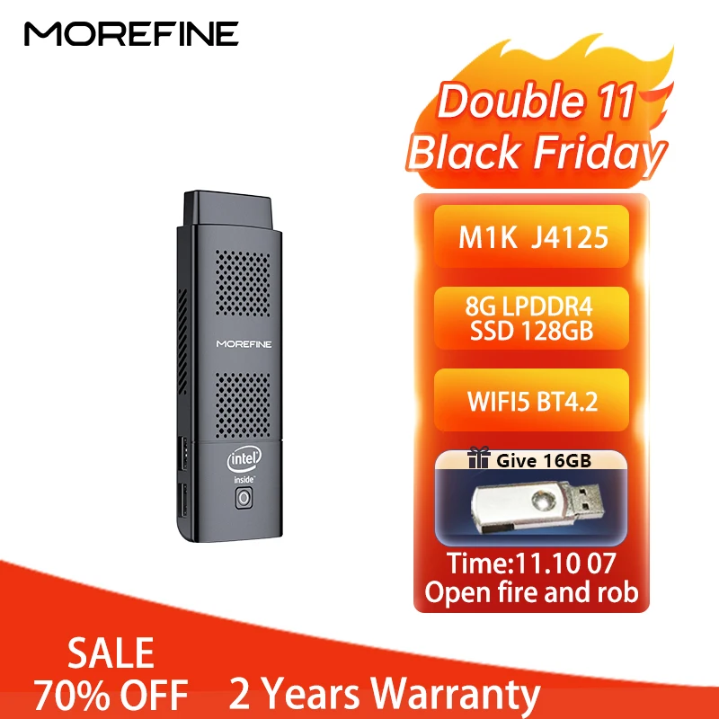 MOREFINE-M1K-Mini-PC-Intel-Gemini-Lake-J4125-8G-DDR4-128GB-256GB-Window ...