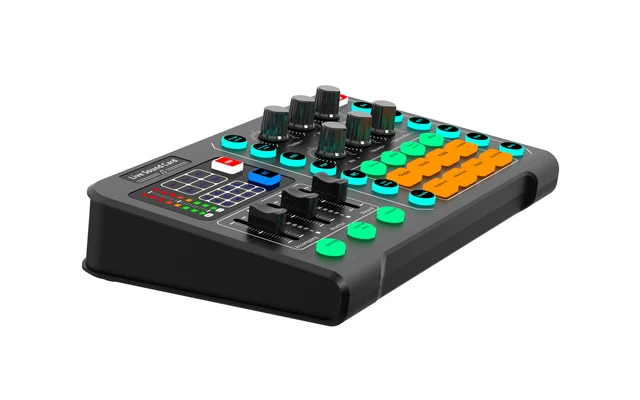 M6 Sound Card Audio Mixer Voice Changer Device External Table for USB ...