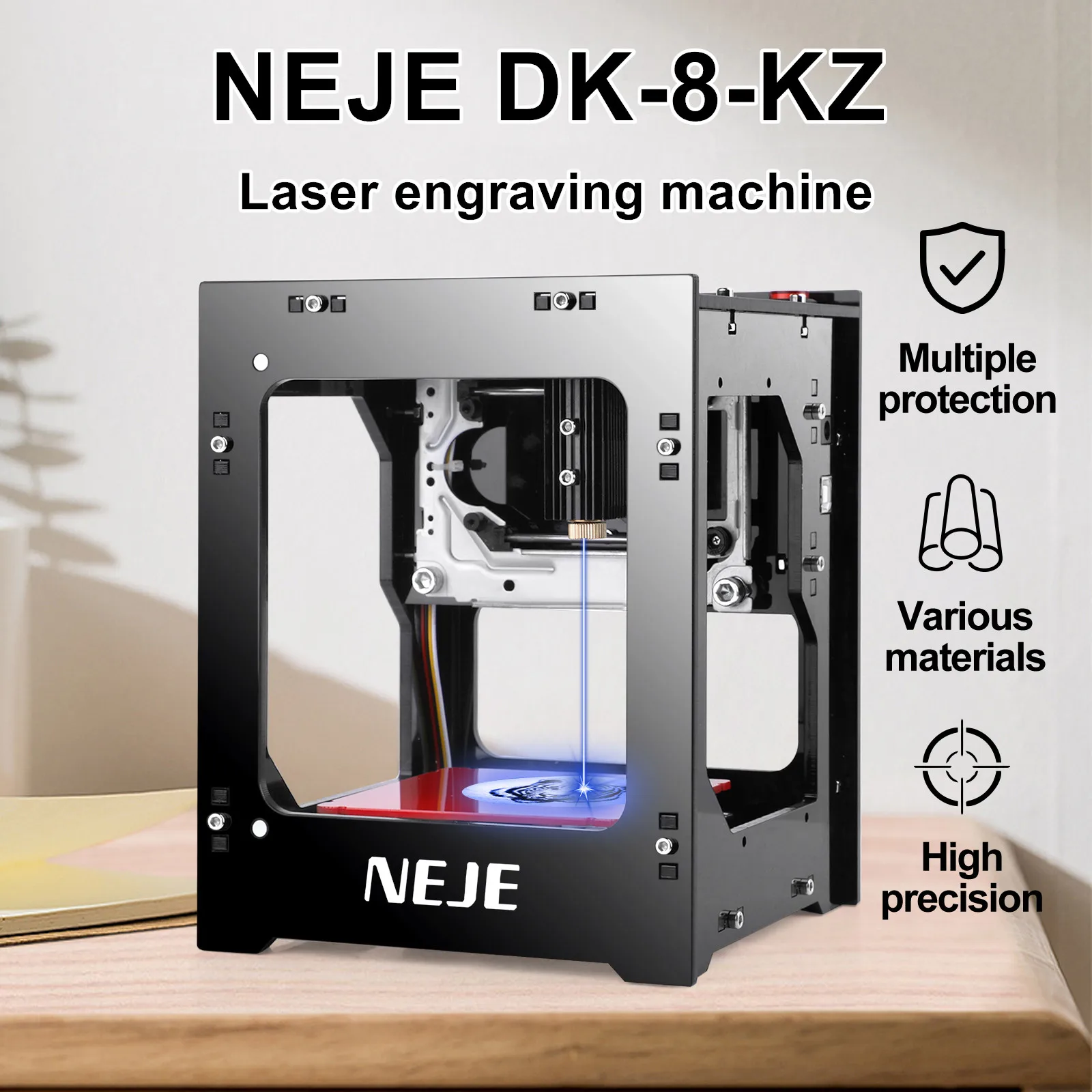 NEJE Laser Engraver CNC DIY DK-8-KZ 1500mw/2000mw/3000mw Fast Mini Logo Mark Printer Cutter ...