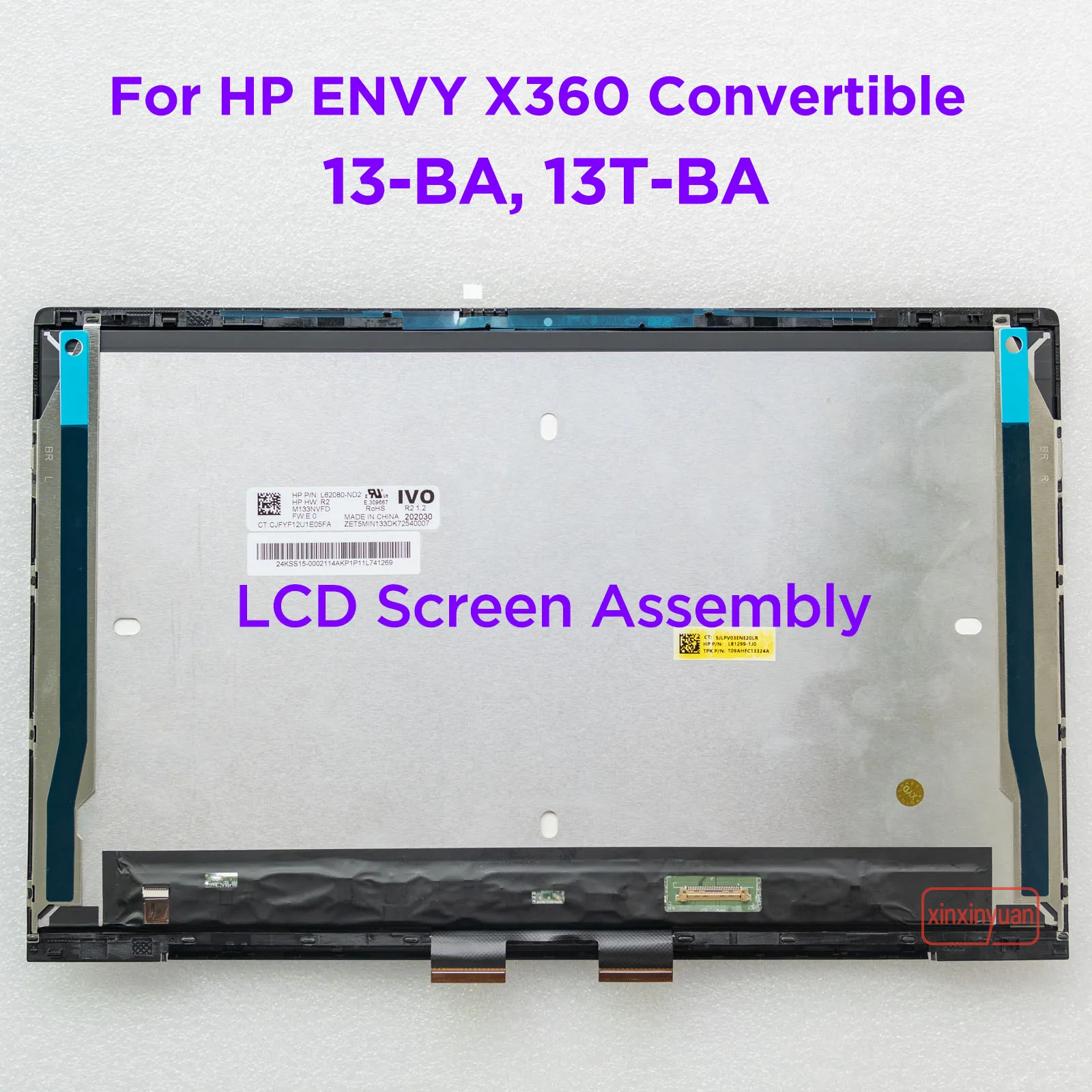 13.3 LCD Screen Touch Assembly for HP ENVY X360 13-BA 13T-BA 13-BA0001UR 13-ba0059TU 13-BA0045CL ...