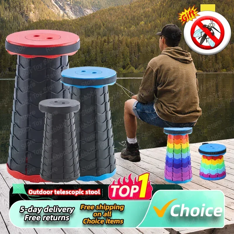 2024-Newest-Portable-round-Folding-Chair-Accordion-Chair-Height ...