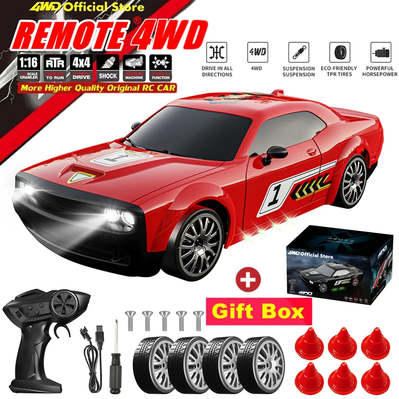 4WD-Remote-Control-Car-RC-Drift-GTRPRO-High-Speed-Model-AE86PRO-LED ...