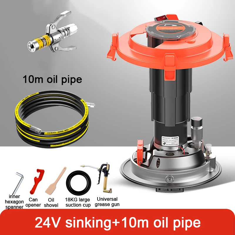 24V-880W-Electric-Grease-Machine-Automatic-Grease-Gun-High-Pressure ...