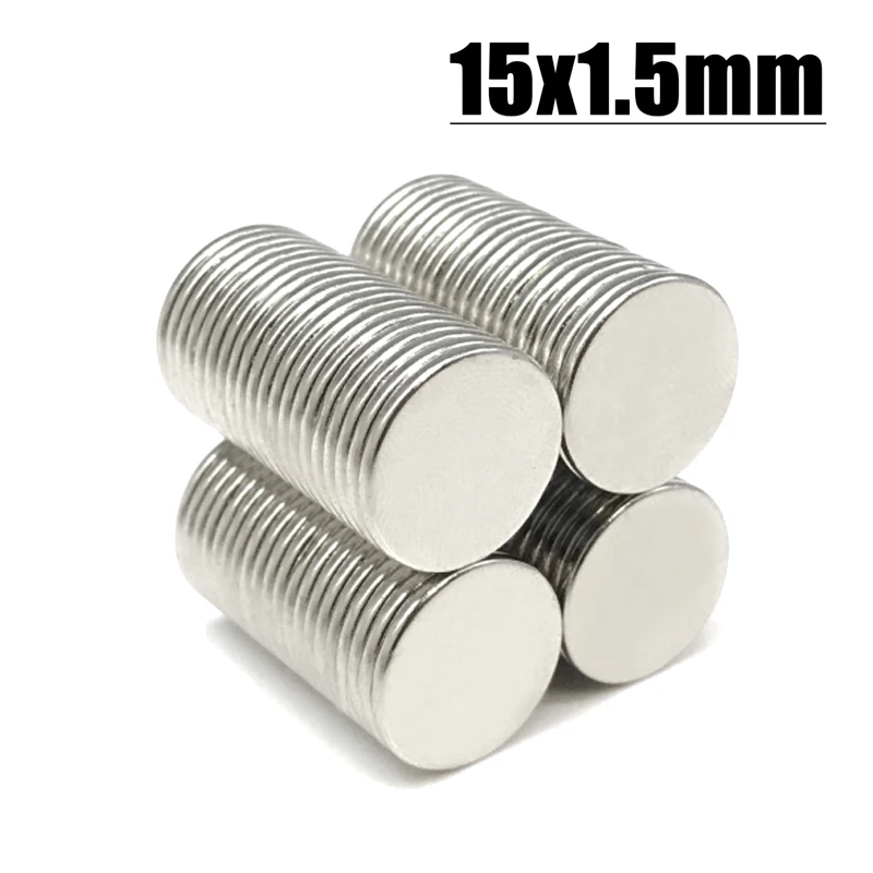 5-20-50-100-20000PCS-15x1-5-Small-Round-Magnet-15mmx1-5mm-Neodymium ...