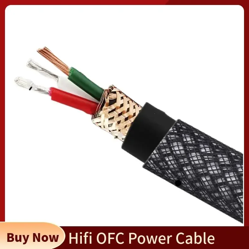 Hifi-OFC-Audio-Cabo-Power-Cable-Speaker-Wire-Silver-Plated-Kable-DIY ...