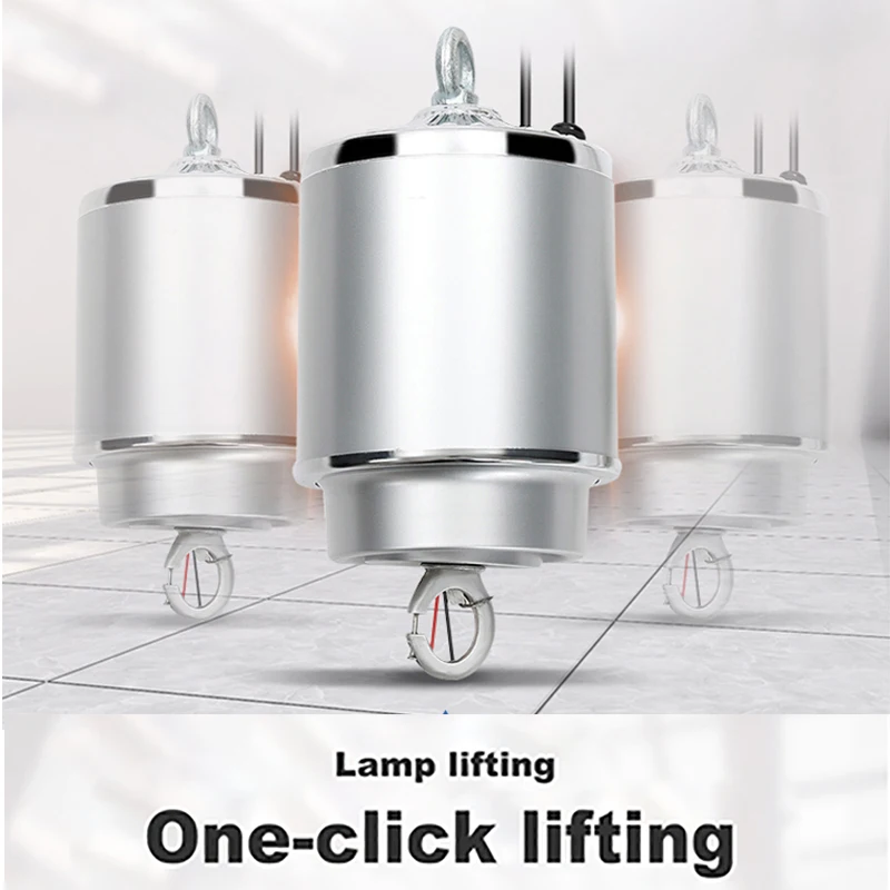 High Bay Light Lifter 55 yards control distance 220V LED lamp lifting ...