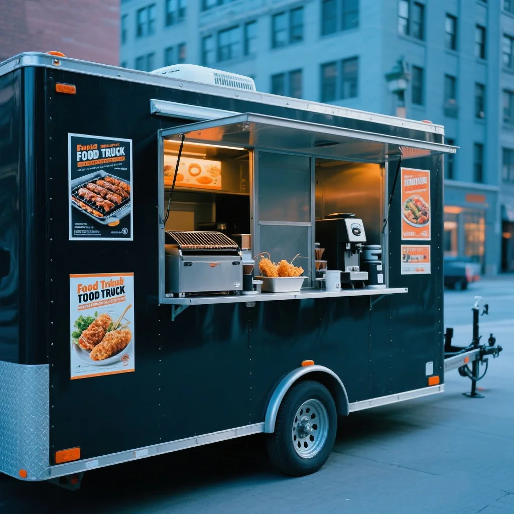 Custom Commercial Food Van Concession Food Trailer Street Mobile Food ...