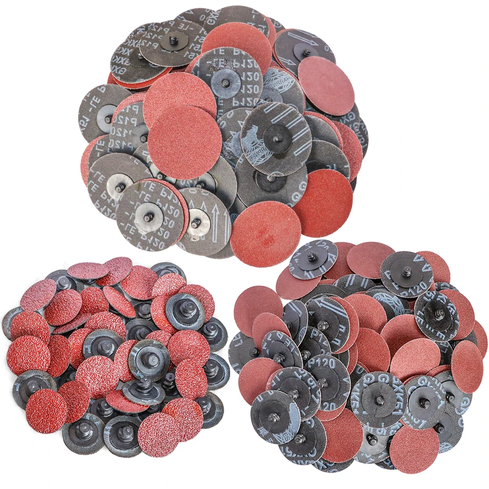 25-50-75mm-Roll-Lock-R-Type-Quick-Change-Discs-Red-Grain-Sanding-Disc ...